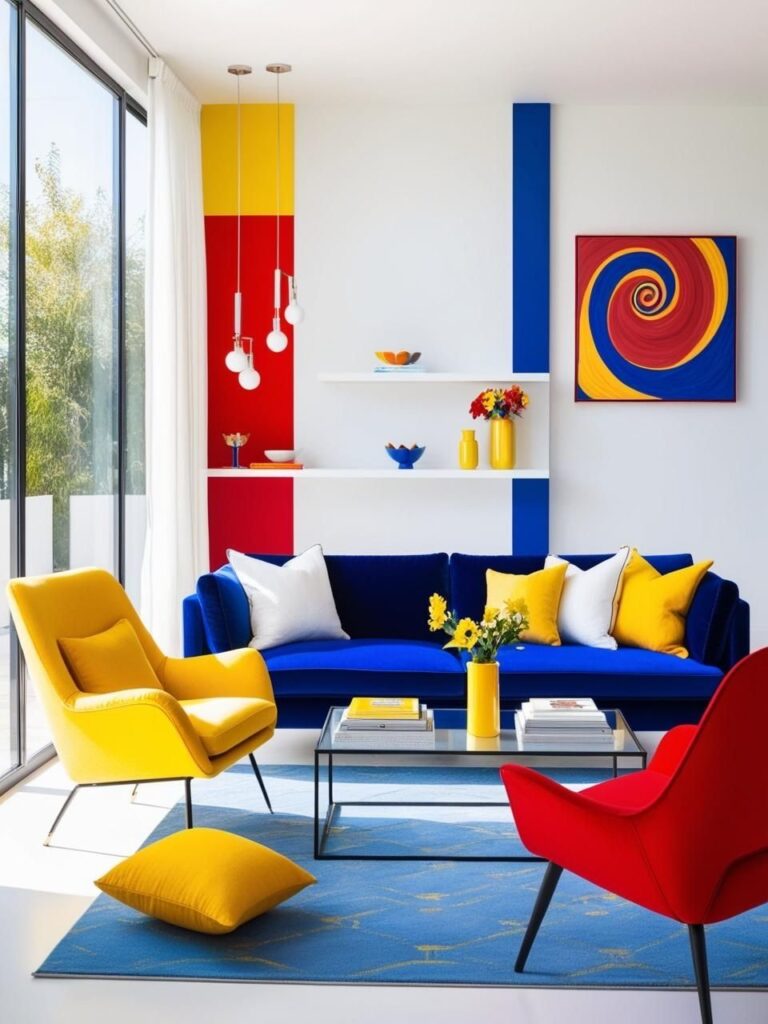 Primary Color Interiors: 7 Creative Ways for Your Space