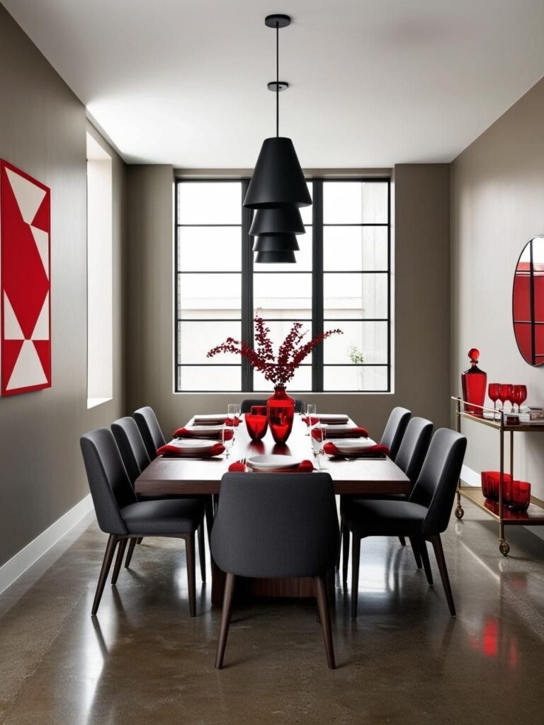 The Unexpected Red Theory: A Bold Approach to Interior