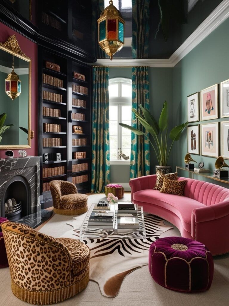 10 Ways to Create a Colorful Maximalist Living Room