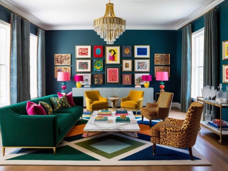 10 Ways to Create a Colorful Maximalist Living Room